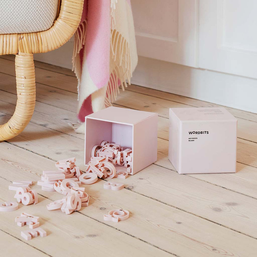Wordbits Alphabet Magnets - Blush – Growme Melbourne